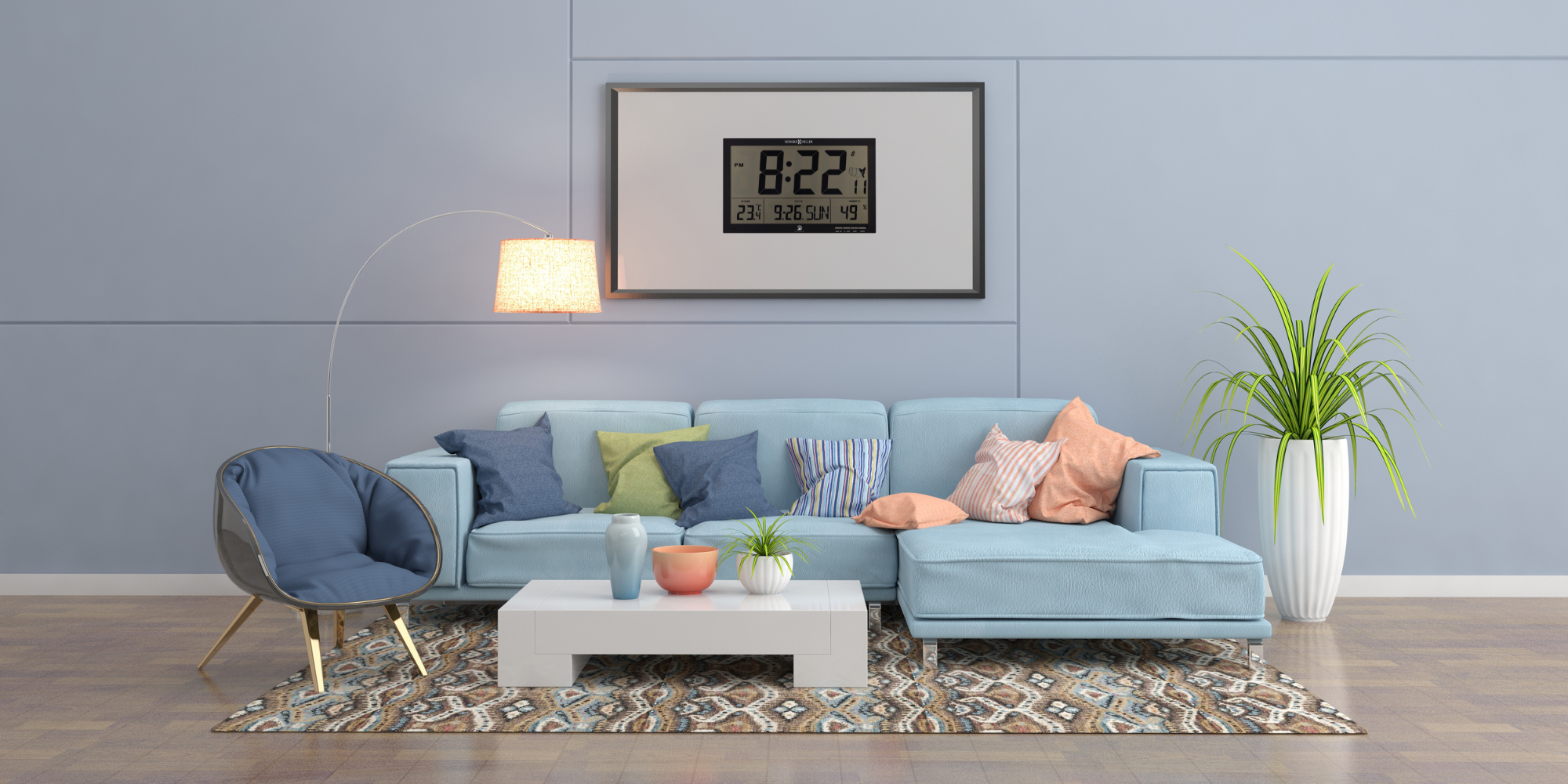 How to Transform Your Space with a Modern Digital Wall Clock - Premier ...