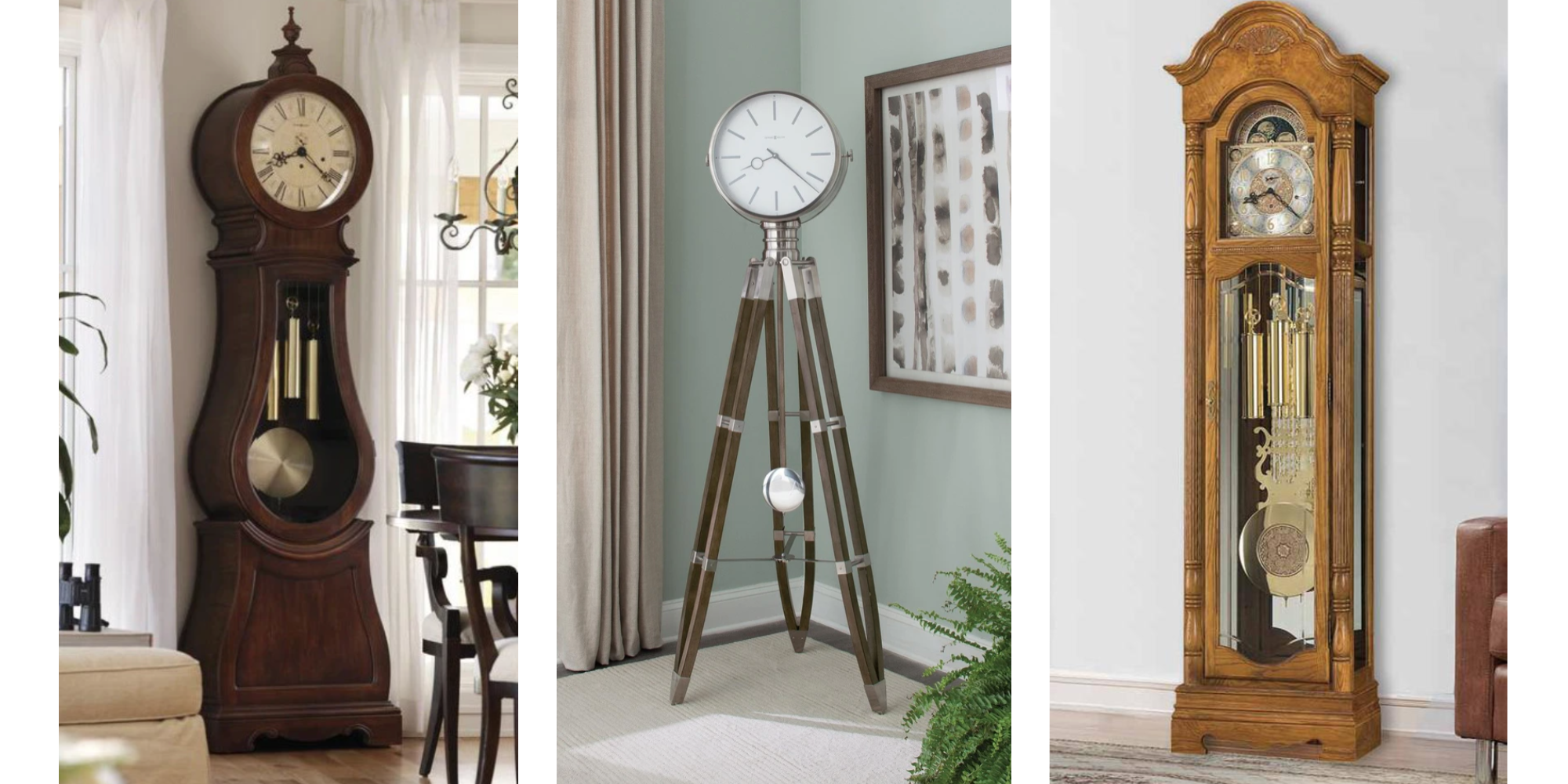 Three Grandfather Clock Styles - How to Choose a Grandfather Clock ...